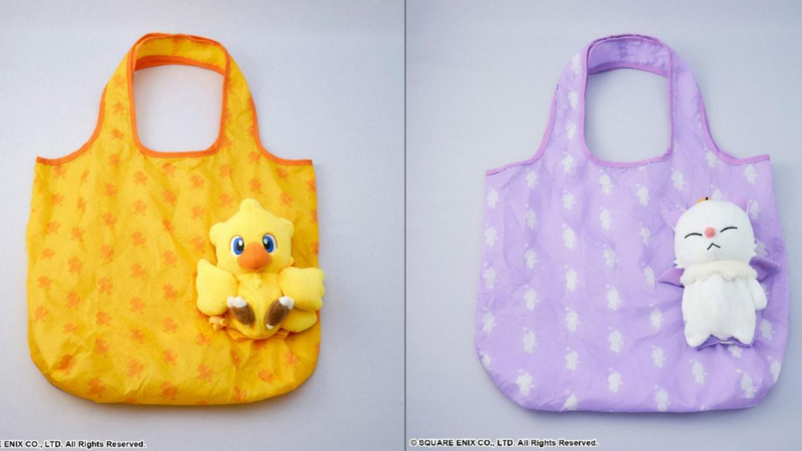 Final Fantasy Creatures Chocobo and Moogle Are Reusable Bags -- Superpixel