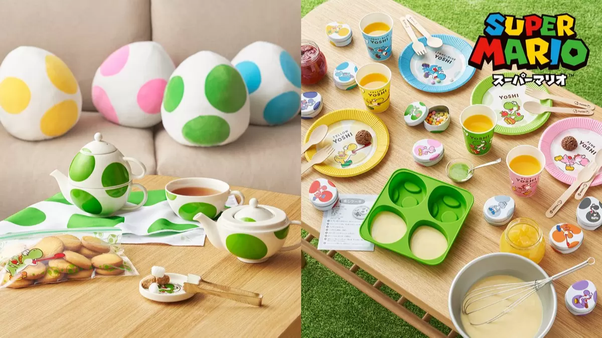 New Merchandise for Enjoying Afternoon Tea with Yoshi Unveiled ...