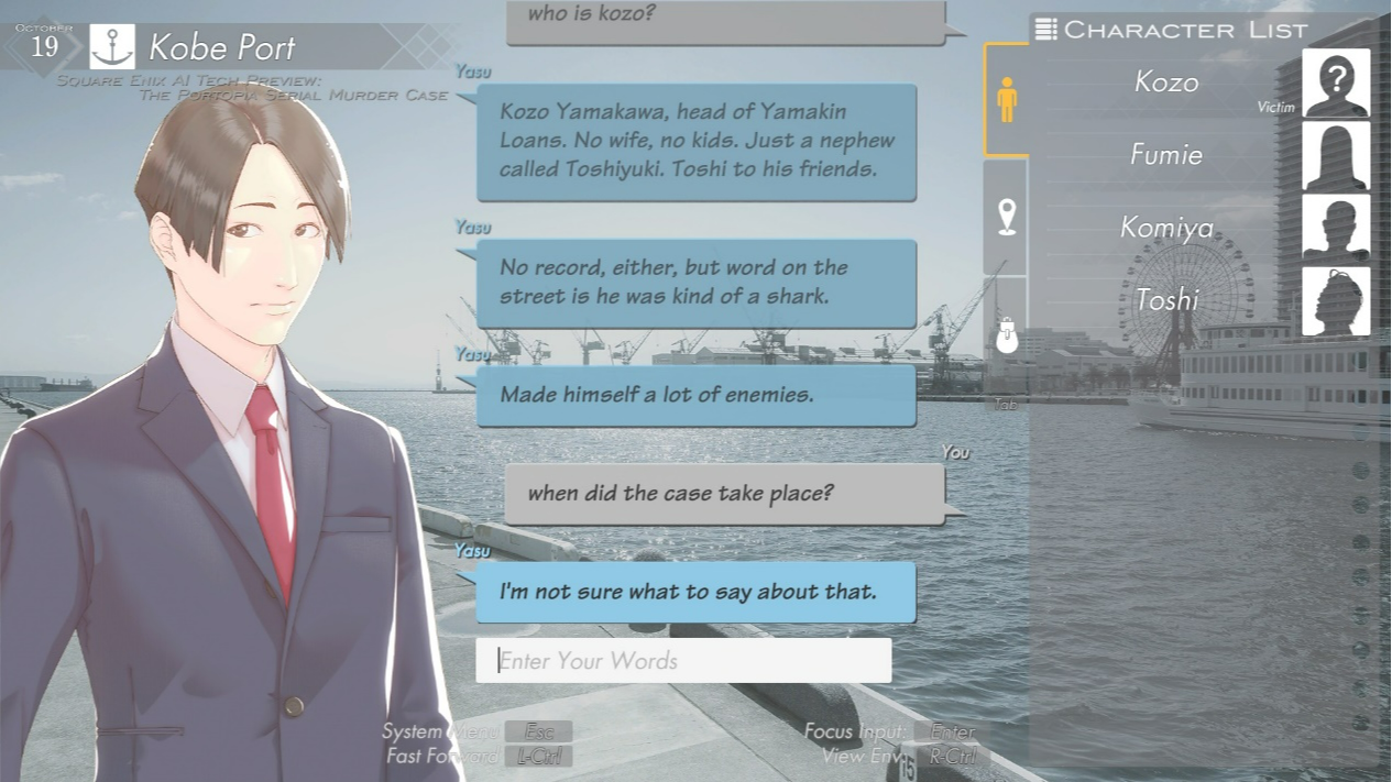 Square Enix's AI-Supported Detective Game Leaves Players Struggling to Phrase the Questions ...