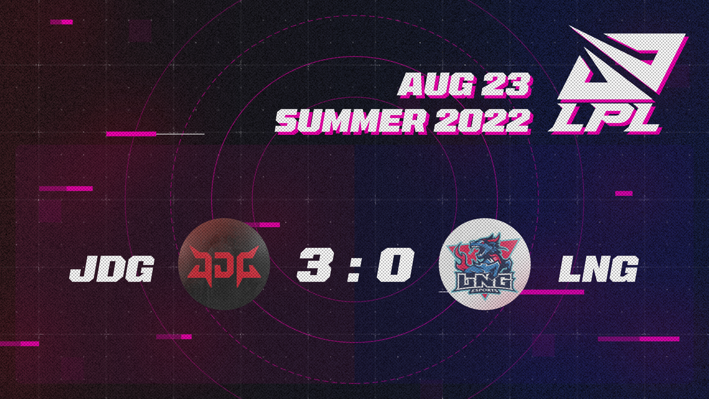 JDG Swept LNG 3:0 in the LPL Summer Playoffs -- Superpixel